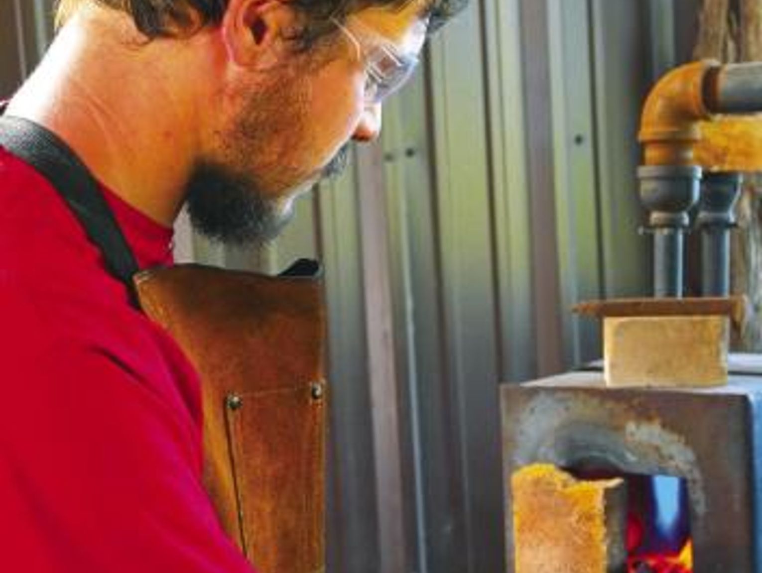 Blacksmith Daniel Arnold forges a future