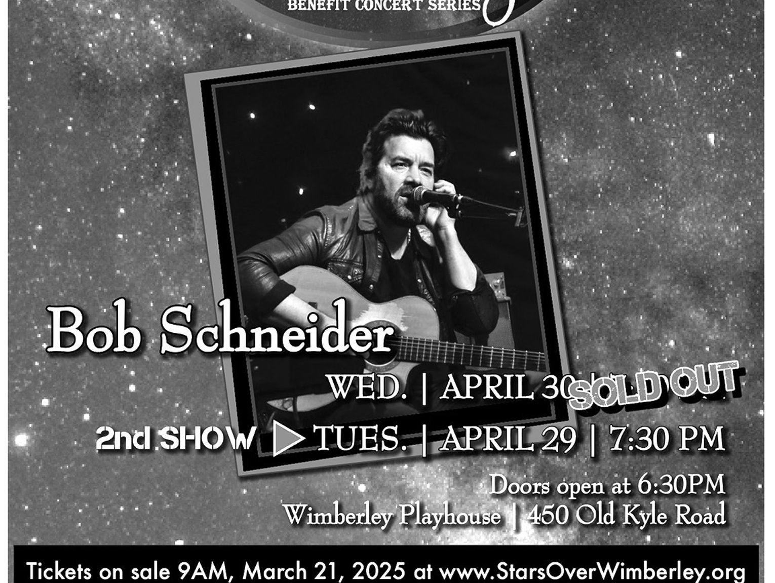 Frunkmaster Bob Schneider to perform in Wimberley April 29