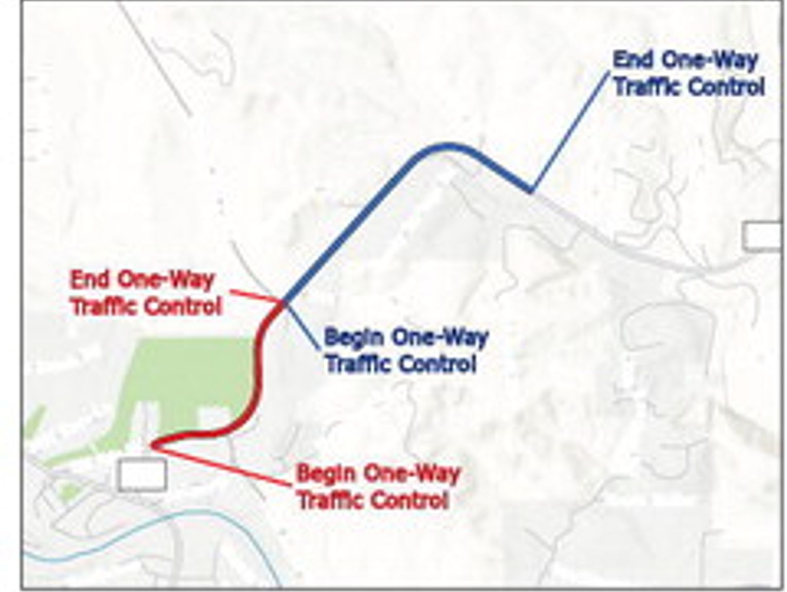 Lane Closures with One-Way Traffic Control on RM 3237